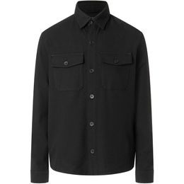 MAC Button Up Shirt male Black size M
