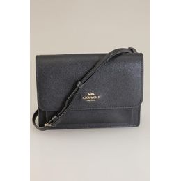 Coach Handtasche klein Leder Damen Gr&ouml;&szlig;e One Size Second Hand schwarz
