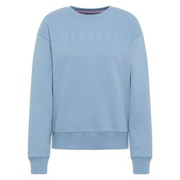 Mustang Sweatshirt 'Aberdeen' Damen Gr&ouml;&szlig;e L hellblau