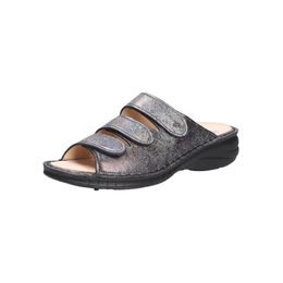 Finn Comfort Pantolette 'HELLAS' Damen Gr&ouml;&szlig;e 36 silber
