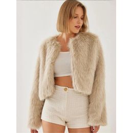 Bianco Lucci Jacke Damen Gr&ouml;&szlig;e S beige