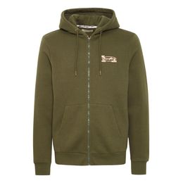 Blend Zip-Up Hoodie male Green size XXL