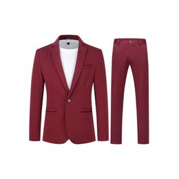 YOUTHUP Suit male Red size 48