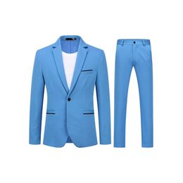 YOUTHUP Suit male Blue size 48