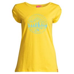Salzhaut Shirt 'BIIKE - CAMPER' female Yellow size XXXL