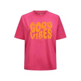 Salzhaut Shirt 'LEEV - GOOD VIBES' female Pink size XL