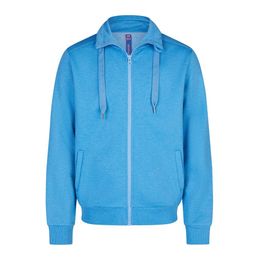 Salzhaut Zip-Up Hoodie 'MOOL' male Blue size XXL