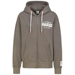 Eight2Nine Zip-Up Hoodie female Brown size XS
