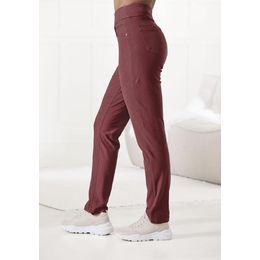 H.I.S. H.I.S Schlupfhose braun Gr. 36/38 f&uuml;r Damen. Bequem. Nachhaltig.
