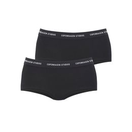 Copenhagen Studios Panty 'mit softem Logobund' schwarz Gr. L (40) f&uuml;r Damen. Mit Logobund. K&ouml;rpernah. Nachhaltig.