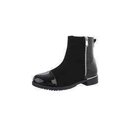 Ital-Design Stiefelette Damen Gr&ouml;&szlig;e 41 schwarz Winterschuhe