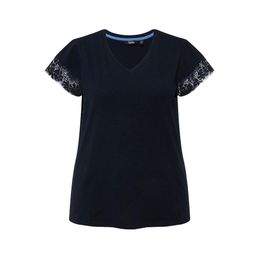 Ulla Popken Shirt Damen Gr&ouml;&szlig;e 4XL/5XL marine