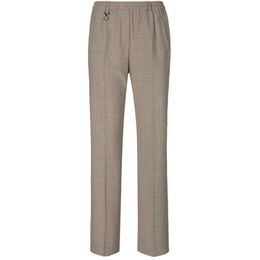 GOLDNER Pleated Pants 'Louisa' female Grey size 24