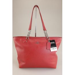 Coach Handtasche gross Leder Damen Gr&ouml;&szlig;e One Size Second Hand rot