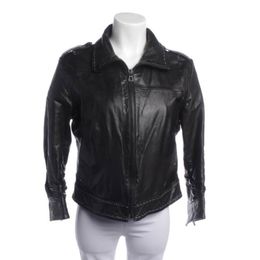 BOSS Lederjacke / Ledermantel Damen Gr&ouml;&szlig;e S schwarz
