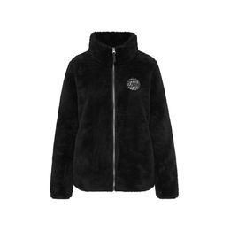 SOCCX Fleecejacke Damen Gr&ouml;&szlig;e XL schwarz
