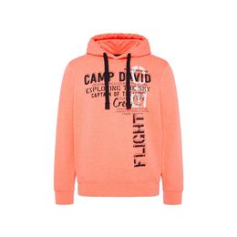 CAMP DAVID Sweatshirt male Orange size 4XL
