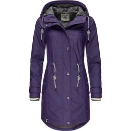 PEAK TIME Regenjacke 'L60042' Damen Gr&ouml;&szlig;e S lila
