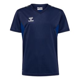 Hummel Funktionsshirt 'Authentic' Herren Gr&ouml;&szlig;e 110 navy / ultramarinblau / schwarz / wei&szlig;