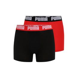 Puma Boxershorts Herren Gr&ouml;&szlig;e M rot / schwarz / wei&szlig;