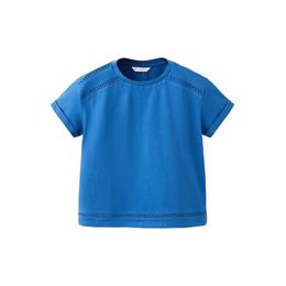 Mango Kids T-Shirt 'ELLIE' M&auml;dchen Gr&ouml;&szlig;e 116 blau