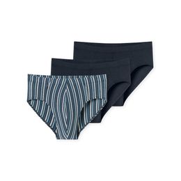 Schiesser Panty male Blue, White size M