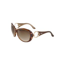 Gucci Sonnenbrille Damen Gr&ouml;&szlig;e One Size Second Hand braun
