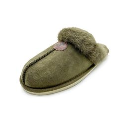 THIES Hausschuh 'THIES 1856 Sheepskin Slipper' Damen Gr&ouml;&szlig;e 42 oliv