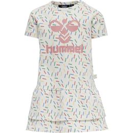 Hummel Kleid M&auml;dchen Gr&ouml;&szlig;e 98 blau / puder / wei&szlig;