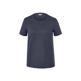 Tchibo - Basic T-Shirt - Damen - Gr. M - blau