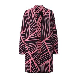 Ulla Popken Strickjacke Damen Gr&ouml;&szlig;e XL/XXL rosa / schwarz