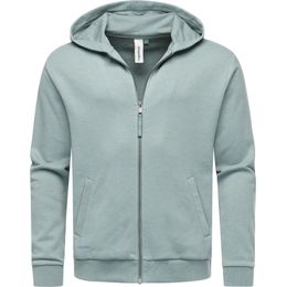 Ragwear Sweatjacke 'Natten' Herren Gr&ouml;&szlig;e XXL rauchblau / hellblau