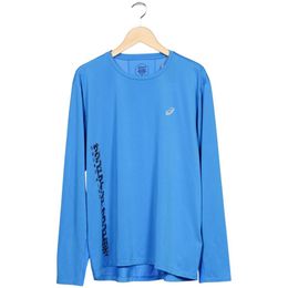 asics Langarmshirt Herren Gr&ouml;&szlig;e XL Second Hand blau