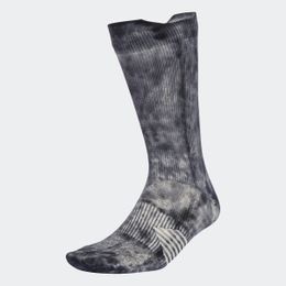 Funktionssocken adidas Performance "RUNxGRAFIC Sock", Herren, Gr. S (37/39), wei&szlig; (orbit grau, grau three, wei&szlig;), Obermaterial: 95% Polyester, 4% Elasthan, 1% Polyamid, Socken