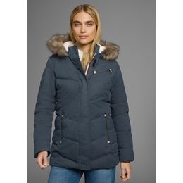 Polarino sheego Gro&szlig;e Gr&ouml;&szlig;en Steppjacke, marine, Gr&ouml;&szlig;e 44 - Damen