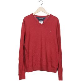 Tommy Hilfiger Pullover Herren Gr&ouml;&szlig;e XL Second Hand rot