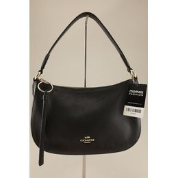 Coach Handtasche klein Leder Damen Gr&ouml;&szlig;e One Size Second Hand schwarz