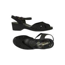 Rieker Sandalen Damen Gr&ouml;&szlig;e 39 Second Hand schwarz