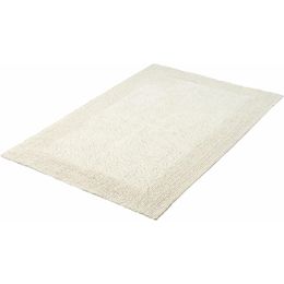 Badematte Kleine Wolke "Cotone" Gr. 4, beige (natur), H:17mm, Baumwolle, Badematten, Badematte, Badteppich, Uni Farben, reine Baumwolle, waschbar