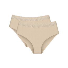 Midislip Triumph "Feel of Modal", Damen, Gr. M, beige (natur), Single Jersey, Obermaterial: 87% Modal, 13% Elasthan, unifarben, Unterhosen, sehr weich, elastischer Bund mit Spitze, leicht