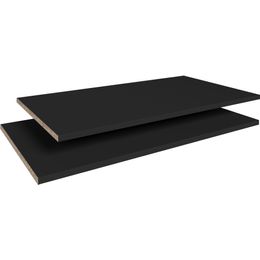 Einlegeboden OTTO HOME "f&uuml;r Kleiderschrank", schwarz (schwarz matt), B:86,9cm H:1,5cm T:46cm, FSC-zertifizierter Holzwerkstoff, Einlegeb&ouml;den, Einlegeboden, Einlegeboden Zubeh&ouml;r f&uuml;r Schr&auml;nke LAGOS