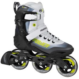 Powerslide Inline-Skates 'Phuzion Krypton Voltage 100' Damen Gr&ouml;&szlig;e 36 neongelb / grau / schwarz / wei&szlig;