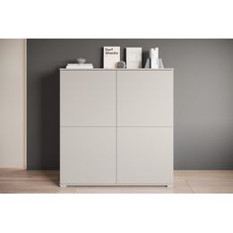 PC-Schrank OTTO HOME "Kenia, Sekret&auml;r, Home Office", kaschmir, B:120cm H:125cm T:39,5cm, Sekret&auml;re, Mit Push-to-open, Tastaturauszug und praktischem Stauraum