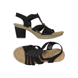Rieker Sandalen Damen Gr&ouml;&szlig;e 41 Second Hand schwarz