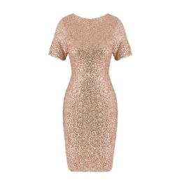No Matter What Dress female Gold size S