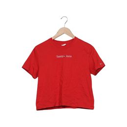 Tommy Jeans T-Shirt Damen Gr&ouml;&szlig;e S Second Hand rot