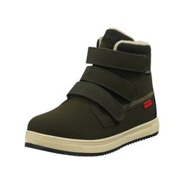 Kickers Stiefel Jungen Gr&ouml;&szlig;e 35 creme / khaki / rot