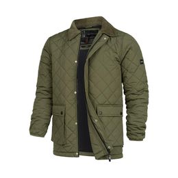 INDICODE Jeans Between-Season Jacket 'Drills' male Green size S