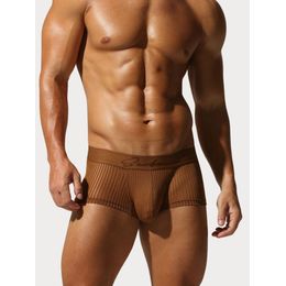 Seobean Boxer shorts male Brown size XXL