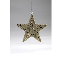 Christbaumschmuck AM Design "aus Glas, &Oslash;: 10 cm", gold, &Oslash;:10cm, Weihnachtsbaumschmuck, 4er Set